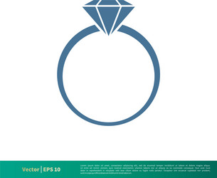 Solitaire - diamond ring Royalty Free Vector Image