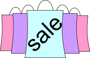 Simple color graphic drawing with black outline Vector Image