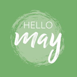 Month May Calligraphy Vector Images (over 540)