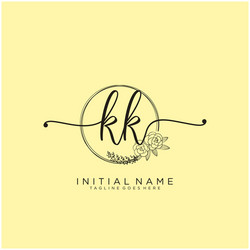 Kk Monogram Logo Vector Images (over 1,600)
