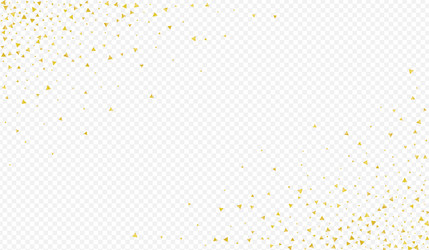 Golden sequin shiny transparent background Vector Image