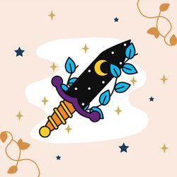 Occult Dagger Vector Images (over 680)