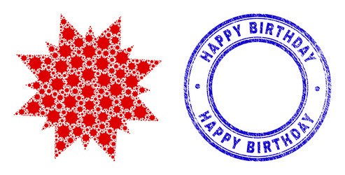 Birthday Stamp Watermark Vector Images (over 320)