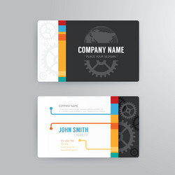 Infographic template modern box design Royalty Free Vector