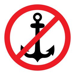 No shoes strictly prohibited icon Royalty Free Vector Image
