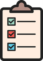 Orders list Royalty Free Vector Image - VectorStock