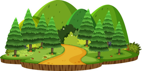 Green Hillside Clipart
