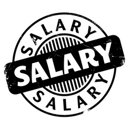 Salary rubber stamp Royalty Free Vector Image - VectorStock