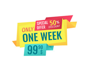 One Week Only Vector Images (over 830)