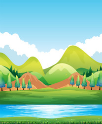 Scenery Royalty Free Vector Image - VectorStock