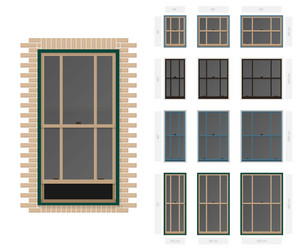 Single Hung Window Vector Images (80)