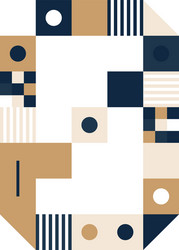 Pixel art number seven colorful 7 consist Vector Image