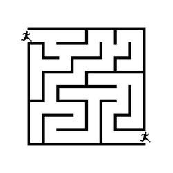 Education logic game labyrinth for kids find Vector Image