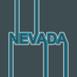 Nevada state name Royalty Free Vector Image - VectorStock