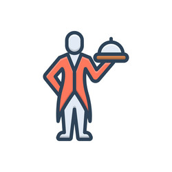 Butler Silhouette Vector Images (over 440)