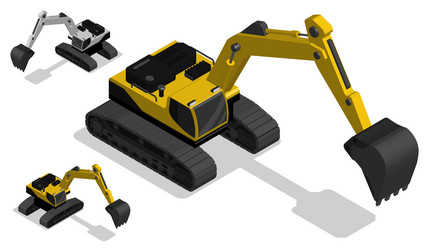 Mini Excavator Vector Images (over 470)
