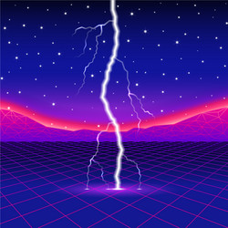 80s Lightning Bolt Vector Images (82)