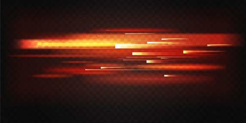 Red light effect of fast speed motion Royalty Free Vector