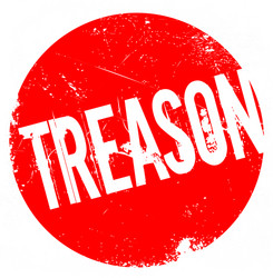 Treason rubber stamp Royalty Free Vector Image