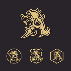 Dragon Monogram Vector Images (over 210)