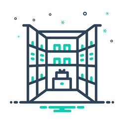 Storage room Royalty Free Vector Image - VectorStock