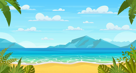 Beach Royalty Free Vector Image - VectorStock