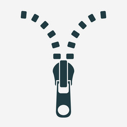 A zip Royalty Free Vector Image - VectorStock