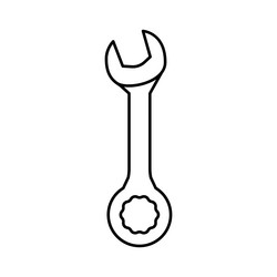 Combination spanner Royalty Free Vector Image - VectorStock