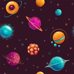 Seamless pattern with colorful balloons on purple Vector Image