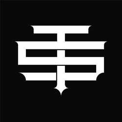 Sc logo monogram with shield around crown shape Vector Image