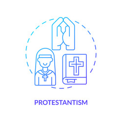 Political reforms blue gradient concept icon Vector Image