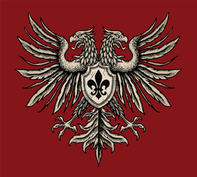 Hand drawn hawk Royalty Free Vector Image - VectorStock