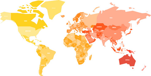 Europe Asia Map Labeled and Colored Vector Images (over 340)