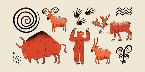 Native American Drawings Of Animals