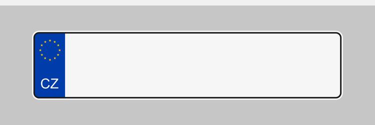 Car Number Plate Template Vector Images (over 180)