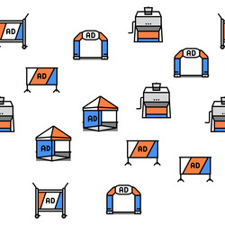 Circus show seamless pattern Royalty Free Vector Image