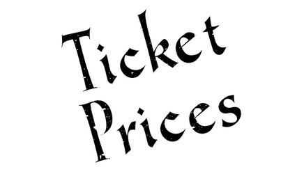 Ticket prices rubber stamp Royalty Free Vector Image