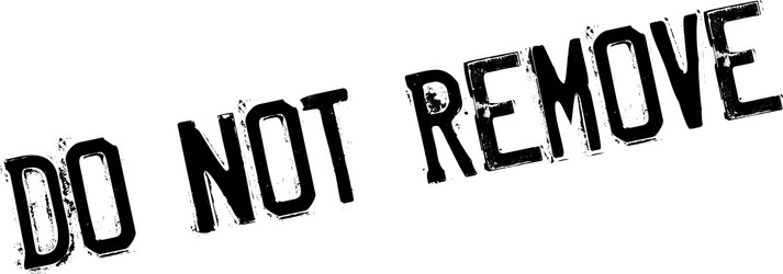 Do not remove rubber stamp Royalty Free Vector Image