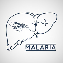 Fight malaria Royalty Free Vector Image - VectorStock