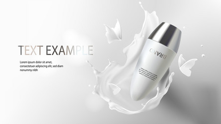 Design cosmetics product template for ads o Vector Image