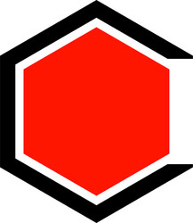 C letter circle logo Royalty Free Vector Image