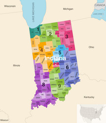 Indiana Counties Vector Images (over 680)