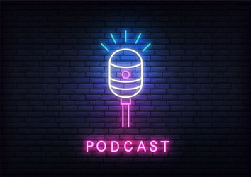 Podcast Neon Sign Vector Images (over 310)