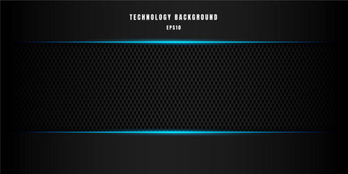 Template technology concept geometric header blue Vector Image
