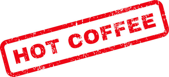 Hot text rubber stamp Royalty Free Vector Image