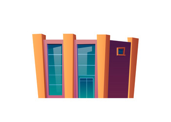 Modern business center Royalty Free Vector Image
