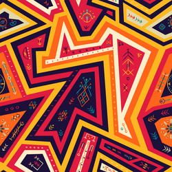 Nordic Rune Pattern Royalty Free Vector Image - VectorStock