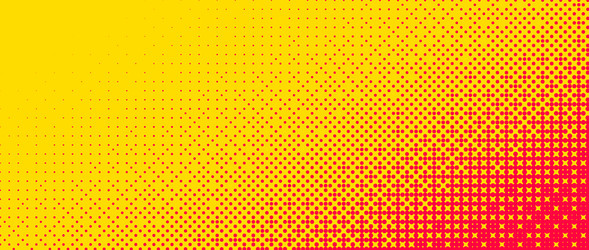 Pixelated bitmap gradient texture yellow Vector Image