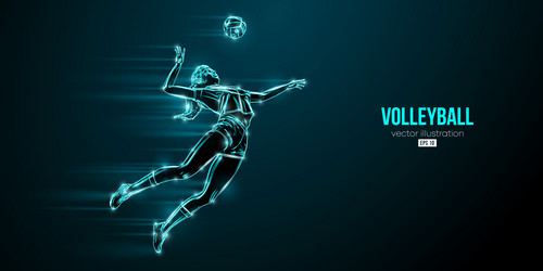 Abstract Volleyball Female Vector Images (over 360)