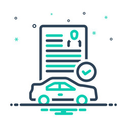 Permits Royalty Free Vector Image - VectorStock